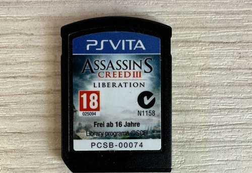 Assassin Creed 3 Освобождение PS Vita Картридж