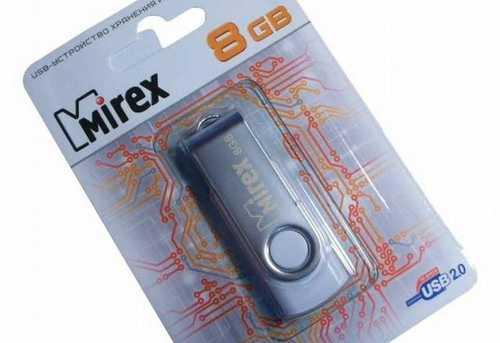 USB флешка Флешка 8 гб Mirex Swivel White