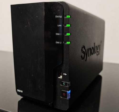 Сетевое хранилище Synology DS218   2х8тб