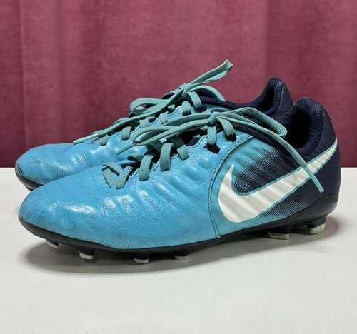 33,5 Nike Tiempo FG бутсы кожа #472