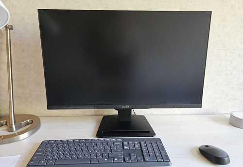 Пк Lenovo TC M715q+MSI MP273A+Logitech MK235