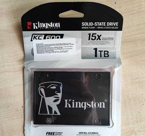 SSD накопитель Kingston 1TB KC600 (SKC600/1024G)