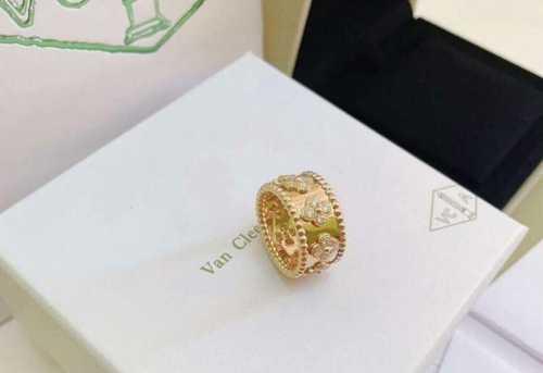 Золотое кольцо Van Cleef 8.6гр 0.75ct
