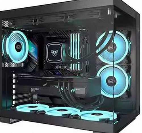 Pccooler C3 T500 BK, Panoramic Mid Tower, Black, TG, 0.7 spcc, no fans ATX, mATX, mITX 175/400/200mm