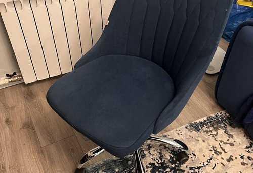 Кресло офисное tetchair swan флок - цвет синий