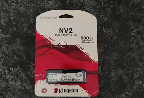 Новый SSD Kingston NV2 500Gb M2 PCIe4x4