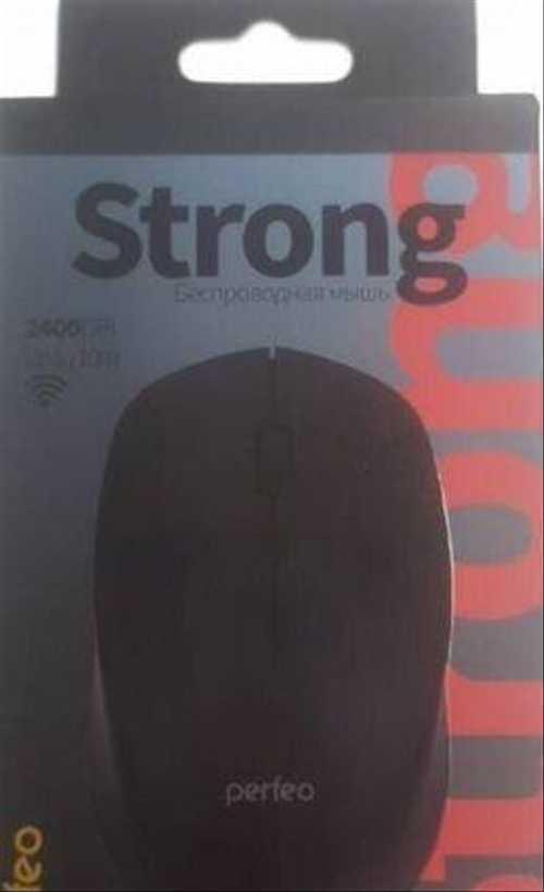 Мышь беспроводная Perfeo Strong 4 кн. DPI 800-2400