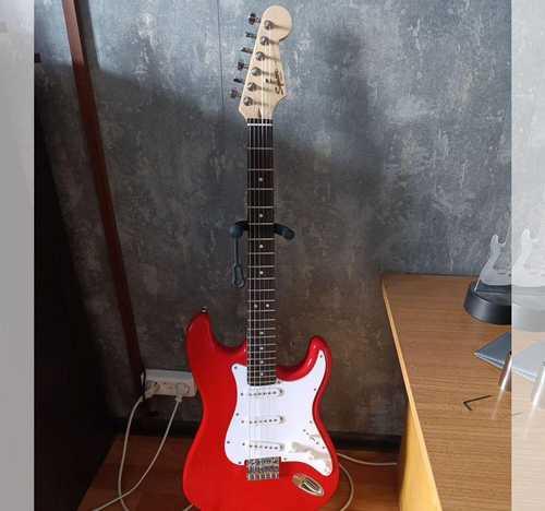 Электрогитара fender squier stratocaster MM