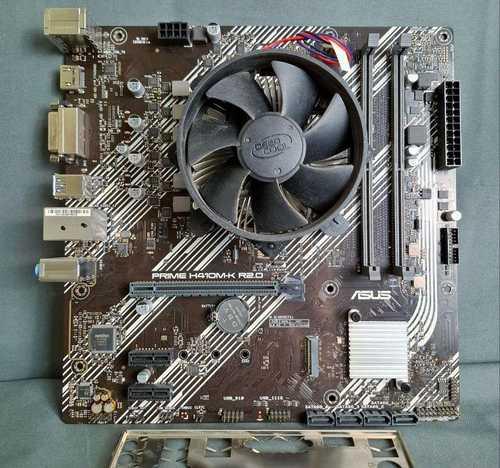 Комплект LGA1200 i3 10100f H410