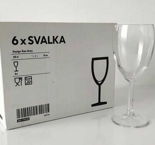 Бокалы IKEA svalka