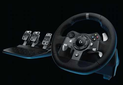 Комплект Logitech G G920 Driving Force, черный