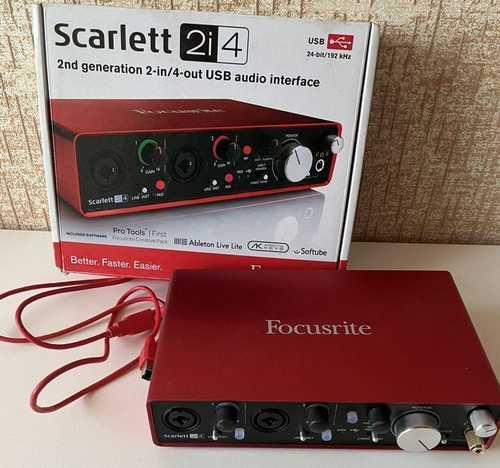 Звуковая карта Focusrite scarlett 2i4 2nd gen