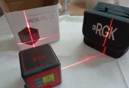 Лазерный уровень нивелир RGK ML-21