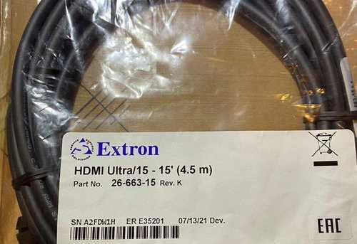 Кабель extron hdmi Ultra/15-15(4,5 m), 26-663-15