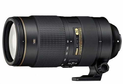 Nikon 80-400mm f/4.5-5.6G ED VR AF-S новый, обмен