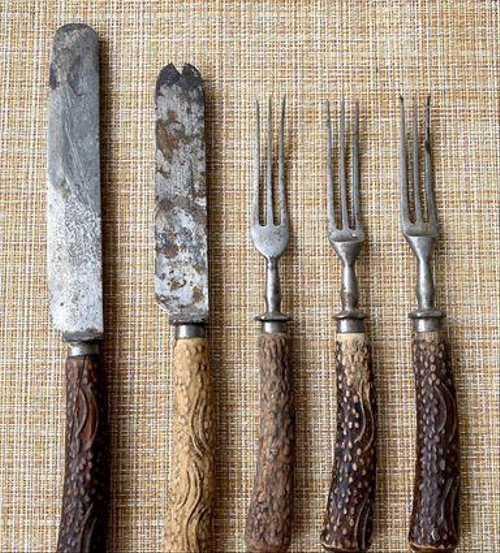 Дореволюционные ножи и вилки