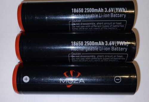 Аккумулятор 18650 3.7V 2500 mAh Moza