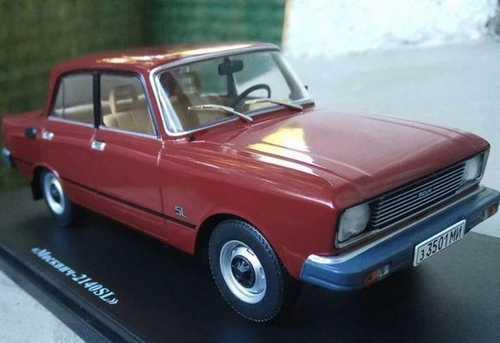 Модель автомобиля Москвич-2140SL 1:24 Ашет #61