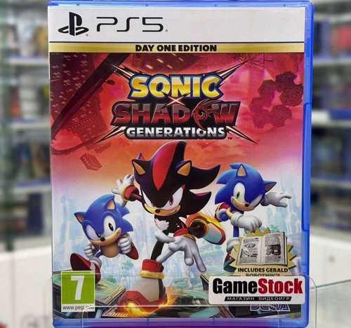 PS5 Sonic x Shadow Generations: Day One Edition (Новинка) (Б/У, Русские субтитры, ppsa-17597)