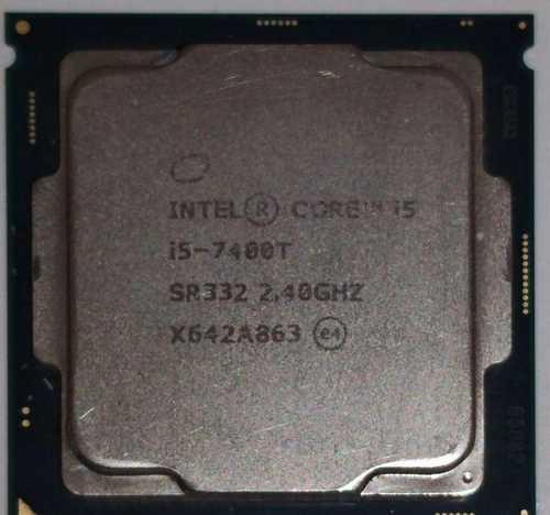 Процессор Intel core i5 7400T