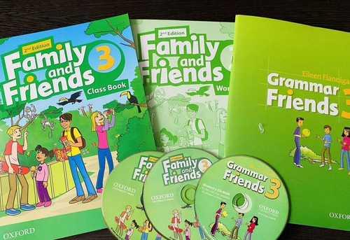 Family and friends 3 + grammar. Оригинал, новые