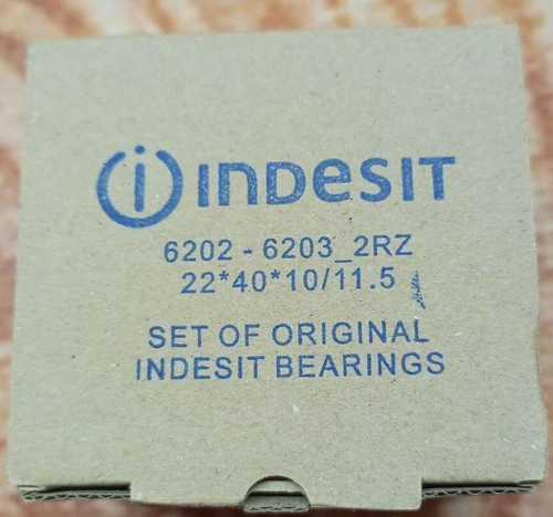 Ремкомплект подшипников Indesit 6202-6203-22*40*10