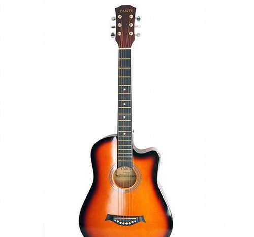 FT-D38-3TS Акустическая гитара, с вырезом, санберс
