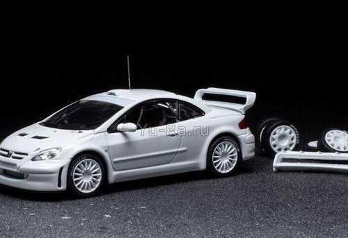 Peugeot 307 WRC Rally Specs Plain IXO 1:43 Yu-Ra