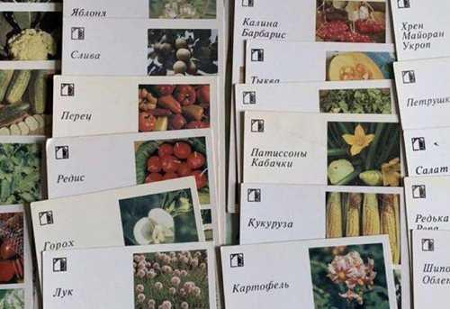 Набор открыток для садовода 1980-х годов - 30 штук