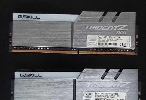 G.Skill Trident Z RGB DDR4-4133, 32gb, CL19