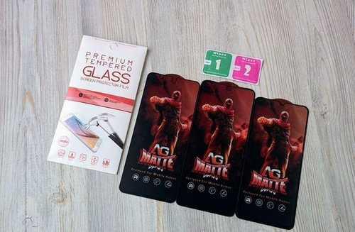 Защитные матовые стекла на смартфоны Tecno