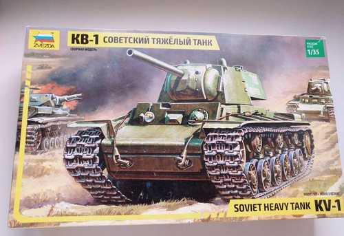 Сборная модель 3539 Звезда 1/35 танк кв-1