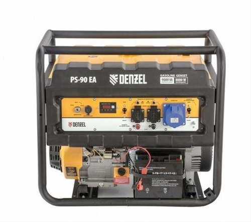 Генератор бензиновый PS 90 EA, 9.0 кВт Denzel