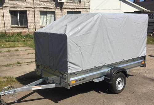 Прицеп одноосный 3*1,5 с тентом. Для Снегохода (С
