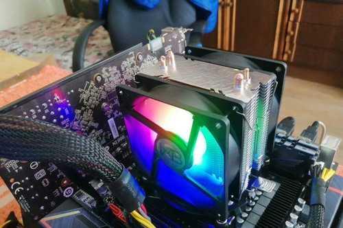 Комплект X99 + проц 10/20 + 16Гб DDR4 + кулер RGB