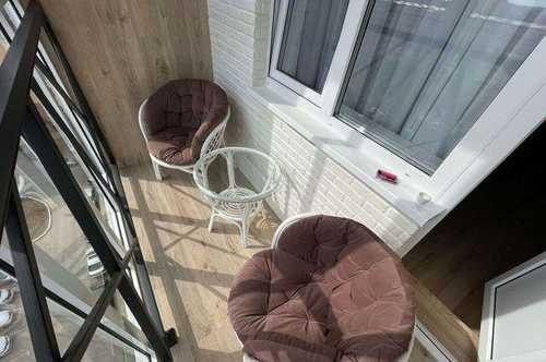 Мягкая мебель из ротанга на лоджию балкон терассу