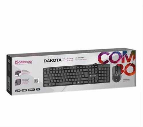 Клавиатура + мышь Defender Dakota C-270