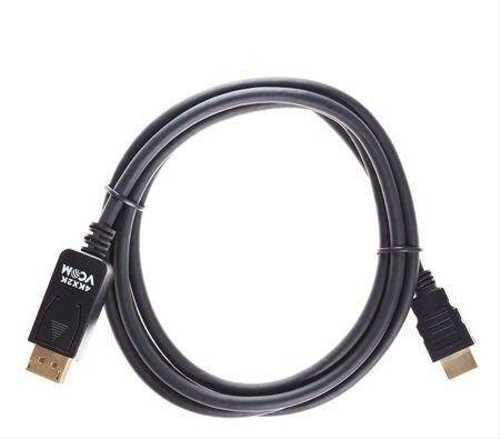 Vcom Кабель-переходник DisplayPort M- hdmi M 4K30H