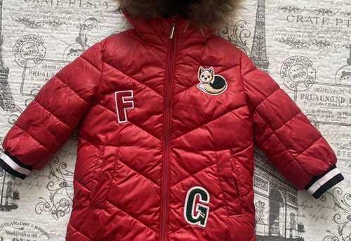 Куртка для девочки gulliver зимняя 104