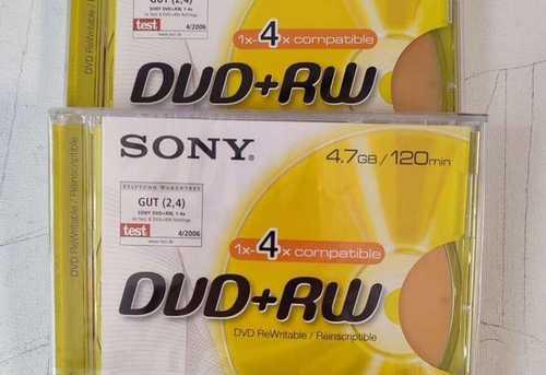 Диск sony DVD+RW 4.7gb