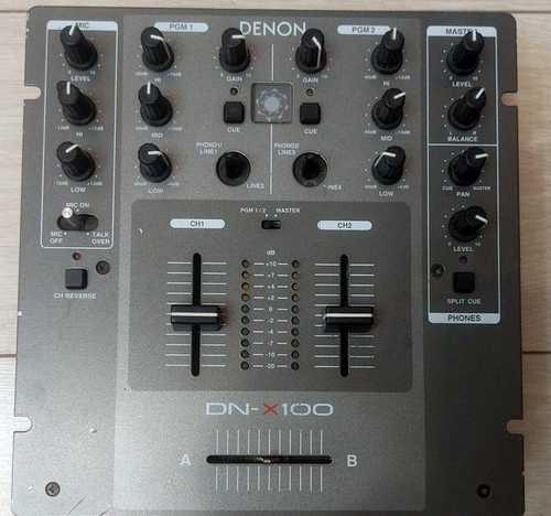 DJ-пульт denon DN-X100 микшер