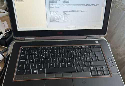 Dell e6420 core I5 2520m/8gb озу /320gb