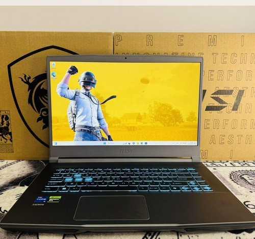 Новый MSI thin 15 144Hz/13gen/RTX/16RAM