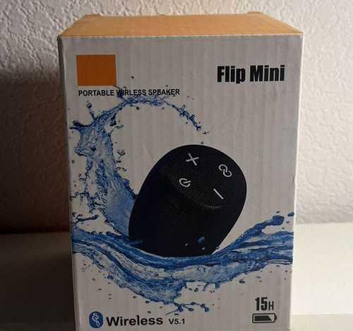 Колонка беспроводная синяя Flip Mini portable