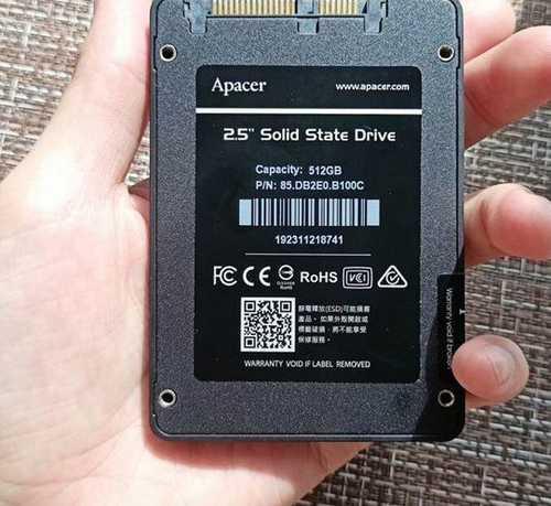 Твердотельный накопитель SSD 2.5" 512 Gb Apacer