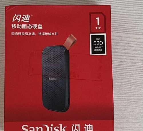 Внешний жесткий диск SanDisk SSD, 1TB E30, новый
