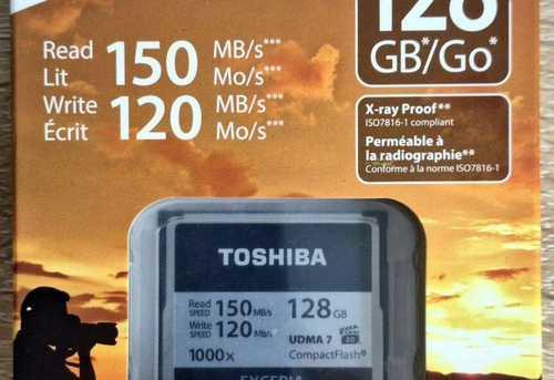 Карта памяти CF Compact Flash 128Gb Toshiba