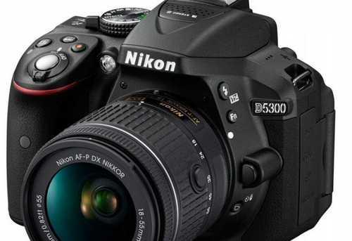 Зеркальный фотоаппарат Nikon D5300 Kit 18-55 VR AF