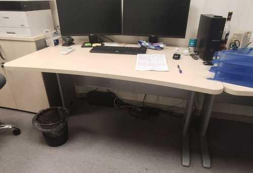 Стол и кресло офисные + тумба