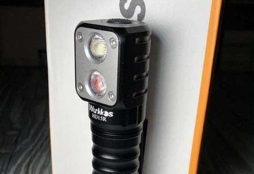 Налобный фонарь Wurkkos hHD15r 5000K с акб